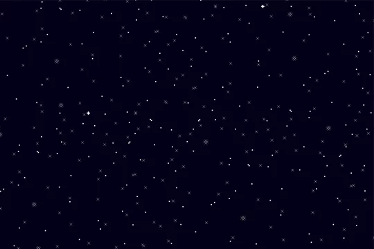 16 Bit Space Background