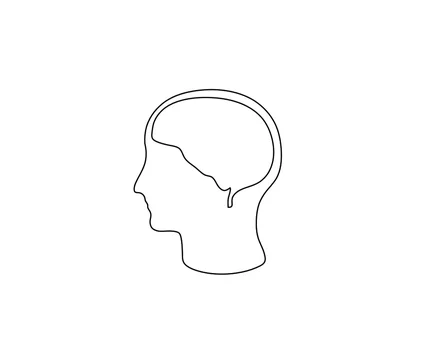 Empty Brain Clipart Outline