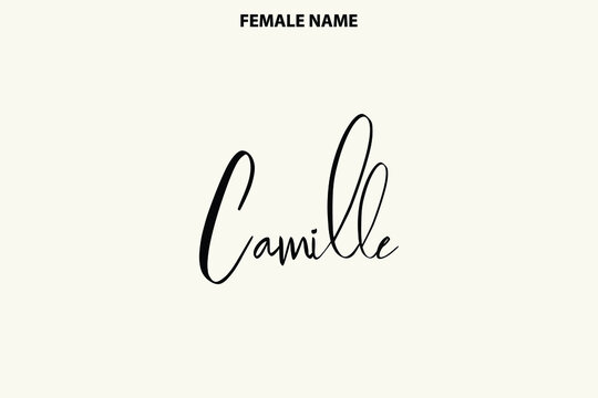 Camille Lettering