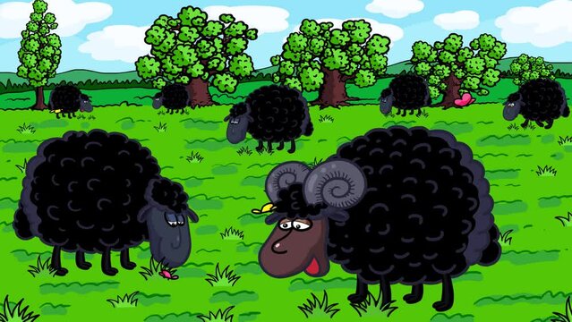 Black Sheep Cartoon Images – Browse 33,265 Stock Photos, Vectors, and ...