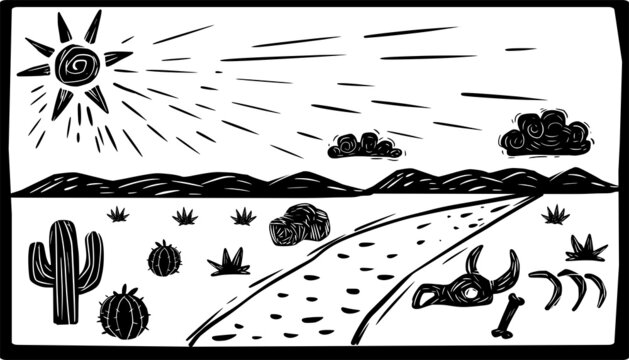 Desert Line Drawing Bilder – Durchsuchen 13,841 Archivfotos ...