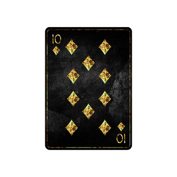 10 Of Diamonds Card
