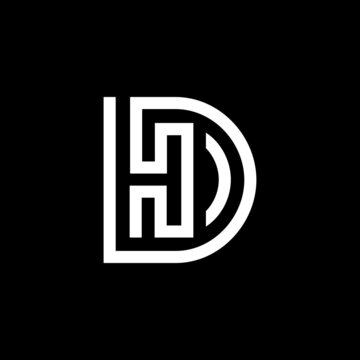 Hd Letters Logo Font Images – Browse 8,402 Stock Photos, Vectors, and ...