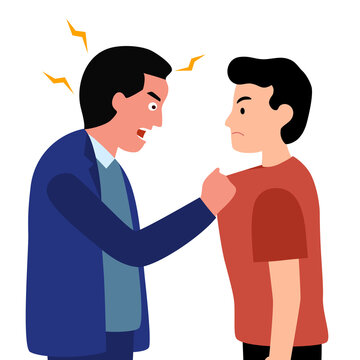 Two Angry People Clipart