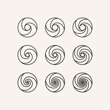 Fibonacci Spiral Pattern
