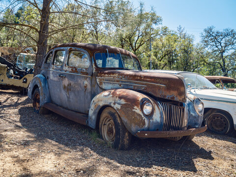Very Old Rusty Cars