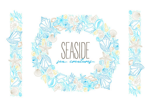 Afbeeldingen over "Sea Frame" – Blader in stockfoto's, vectoren en ...