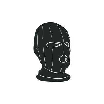 Black Ski Mask Clip Art
