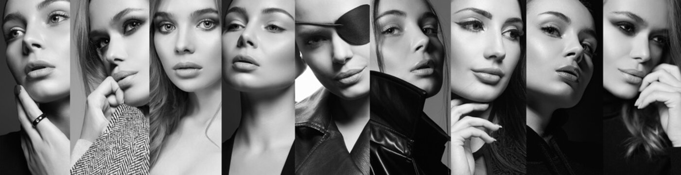 Women Faces Collage Images – Browse 121,884 Stock Photos, Vectors, and ...