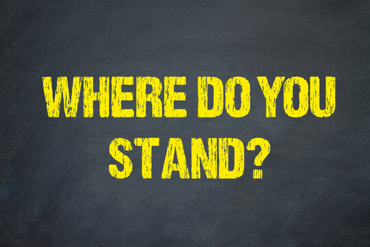 Where Do You Stand Images – Browse 45 Stock Photos, Vectors, and Video ...
