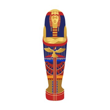 Egyptian Sarcophagus Clip Art