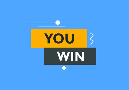 Congratulations You Won Images – Browse 7,611 Stock Photos, Vectors ...