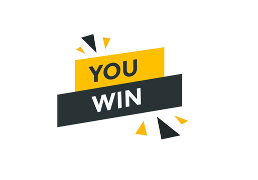Congratulations You Won Images – Browse 7,611 Stock Photos, Vectors ...