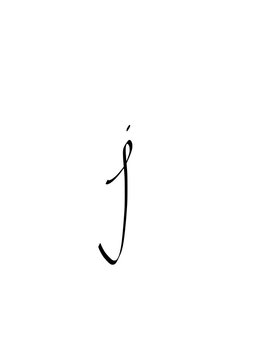Cursive Letter J Tattoo