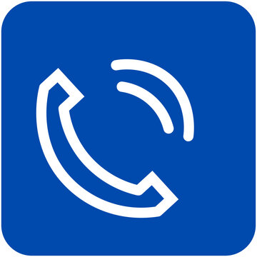 Call Icon Png Blue