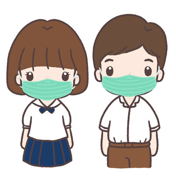 Cartoon Kid Wearing Mask Images – Browse 12,709 Stock Photos, Vectors ...