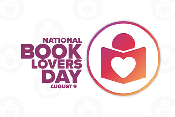 National Book Lovers Day Celebration with Open Book from Pikwizard