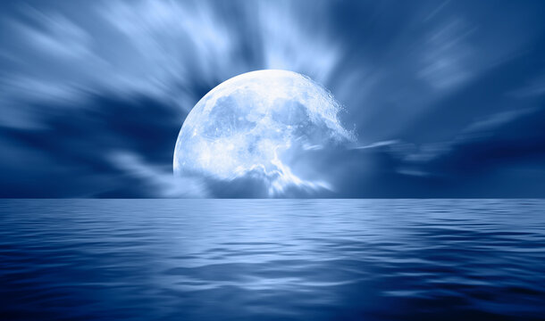 Blue Moon Wallpaper