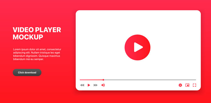 Youtube Video Player Psd