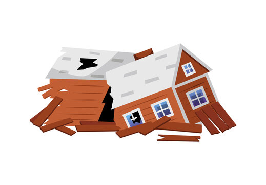 Destroyed House Clipart Porch