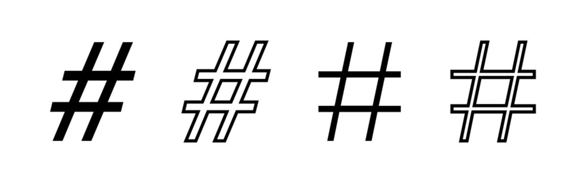 "Hashtag Sign" Images – Browse 982 Stock Photos, Vectors, and Video ...