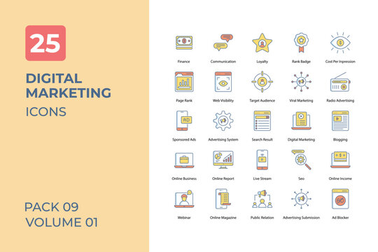 "Digital Marketing Icon" Images – Browse 70 Stock Photos, Vectors, and ...