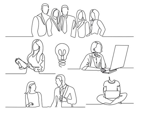Continuous Line Drawing Worker Images – Browse 16,219 Stock Photos ...