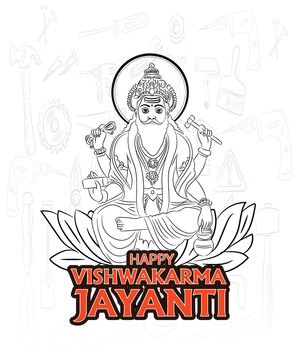 Vishwakarma God Clipart