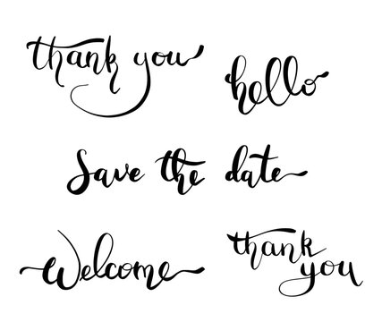 Cursive Thank You Font Images – Browse 1,571 Stock Photos, Vectors, and ...