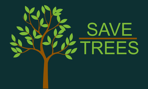 How To Make A Poster On Save Trees