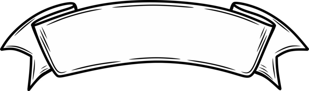 Black Ribbon Banner Clip Art