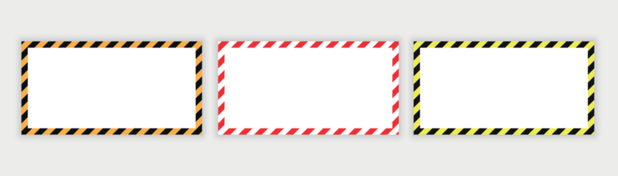Caution Border Template