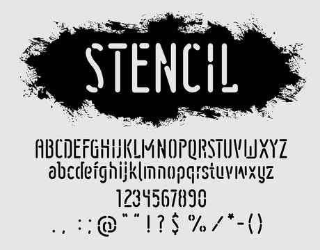 Stencil Script Font Images – Browse 2,896 Stock Photos, Vectors, and ...