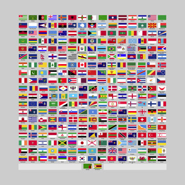United Nations Flags With Names