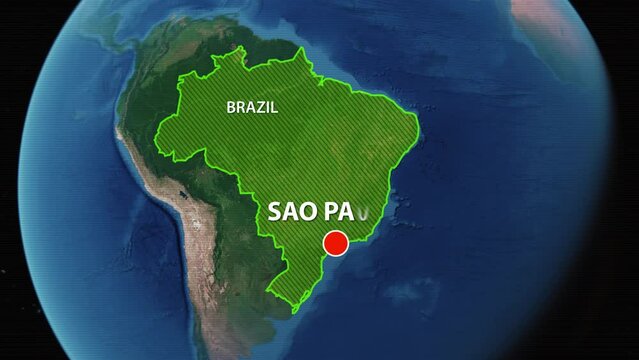 Sao Paulo World Map