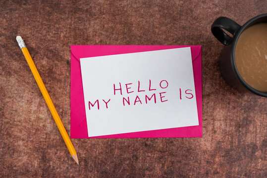 "Hello My Name Is" Images – Browse 537 Stock Photos, Vectors, and Video ...