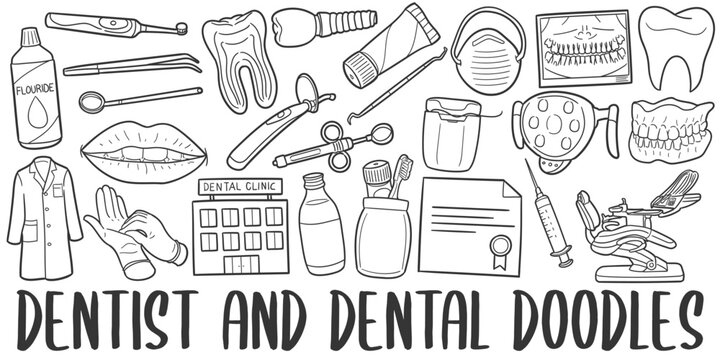 Dental Hygienist Clipart Tools