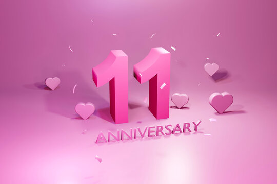 Number 10 Pink