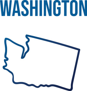 Washington State Outline Images – Browse 15,480 Stock Photos, Vectors ...