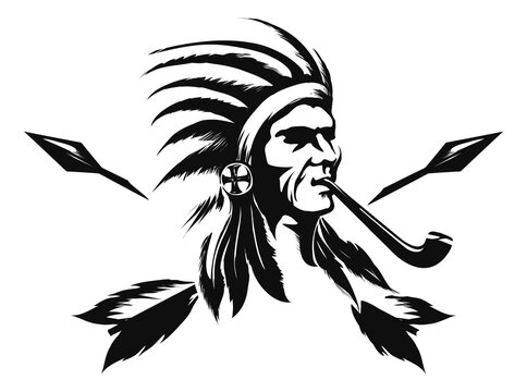 Indian Warrior Head Images – Browse 13,936 Stock Photos, Vectors, and ...
