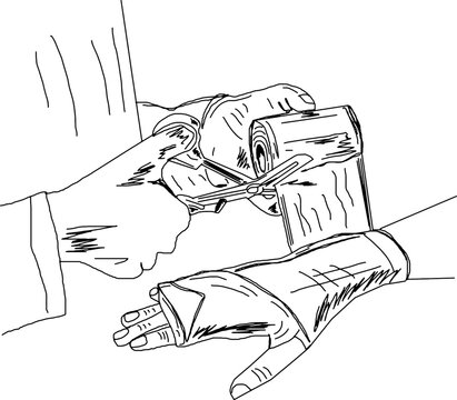 Cartoon Line Drawing Hurt Images – Browse 1,524 Stock Photos, Vectors ...