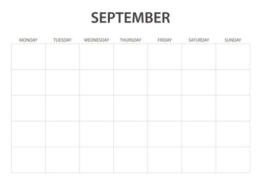 Blank Calendar Grid Images – Browse 9,255 Stock Photos, Vectors, and ...