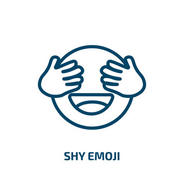 Shy Face Emoji