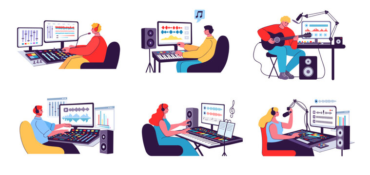 Cartoon Recording Studio Images – Browse 12,349 Stock Photos, Vectors ...