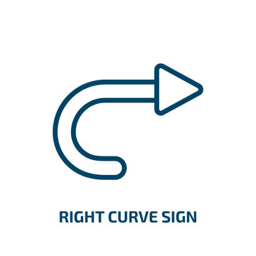 Right Curve Sign