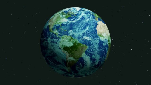 3d Earth Animation