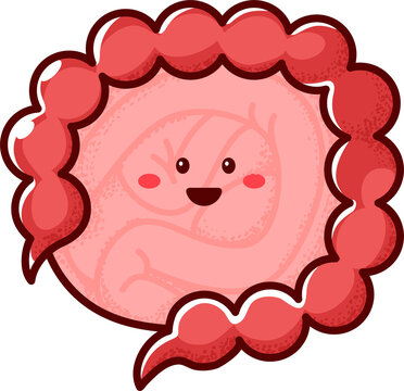 Colon Cartoon Character