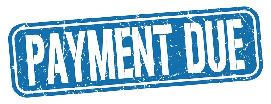 Payment Due Clipart