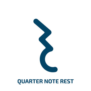 Quarter Note Rest Handwritten