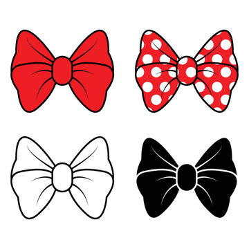 Mickey Mouse Bow Tie Template